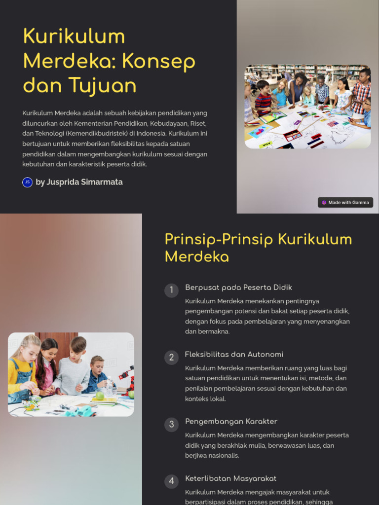 Kurikulum Merdeka Konsep Dan Tujuan | PDF