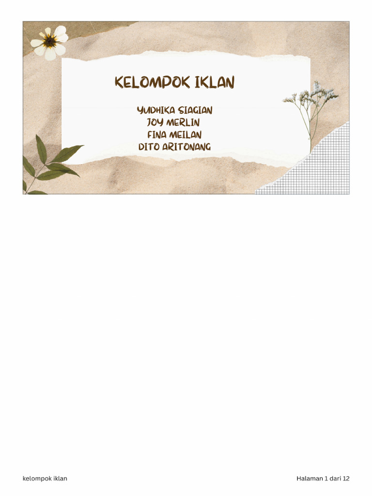 Iklan B.indo | PDF