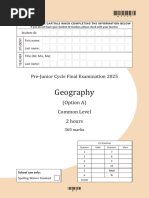 N5 Geography 2022 Exam Paper | PDF | Tropical Cyclones | Tropics