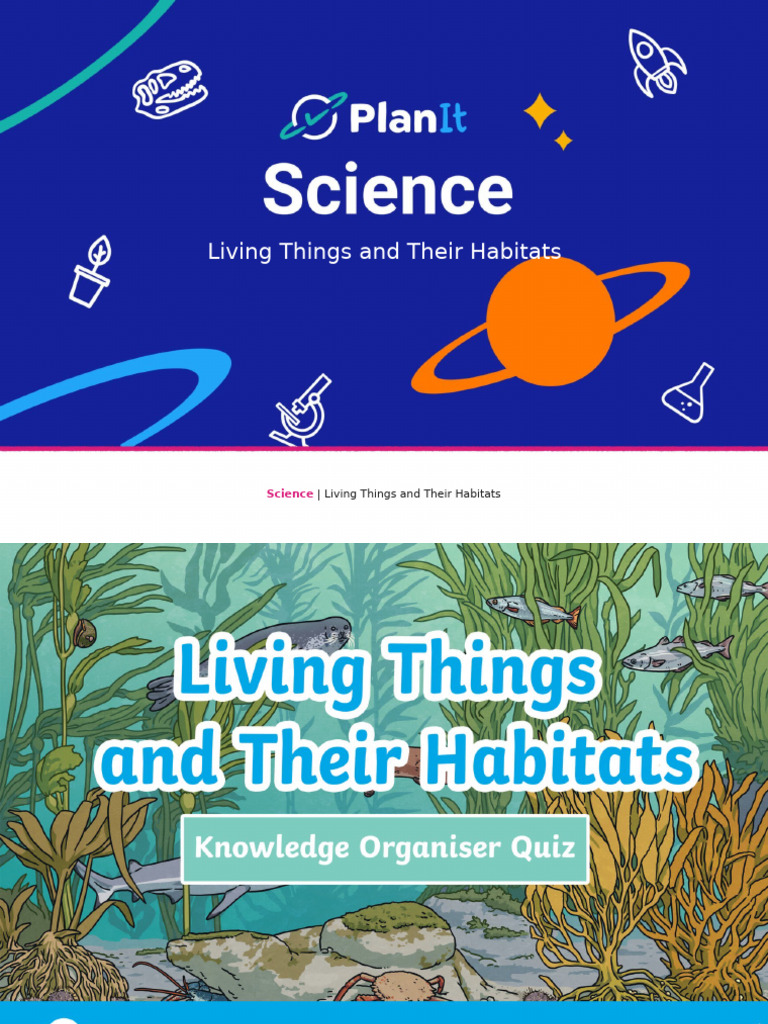 KO Quiz Living Things and Their Habitats | PDF | Egg | Amphibian
