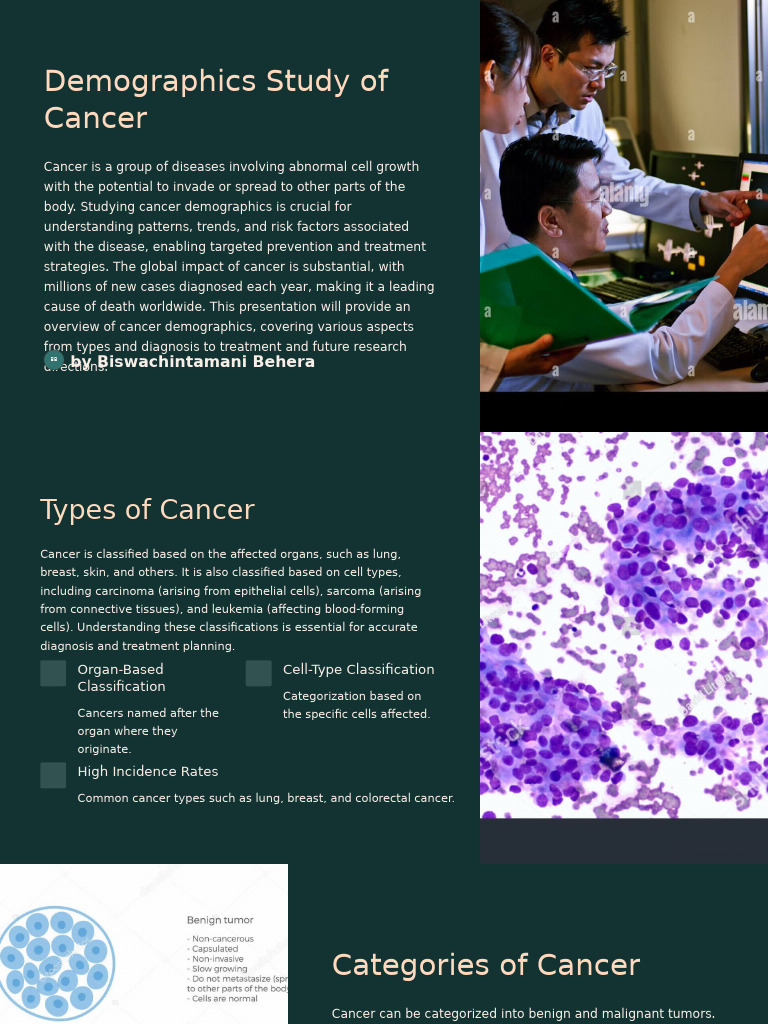 Demographics Study of Cancer | PDF | Cancer | Breast Cancer