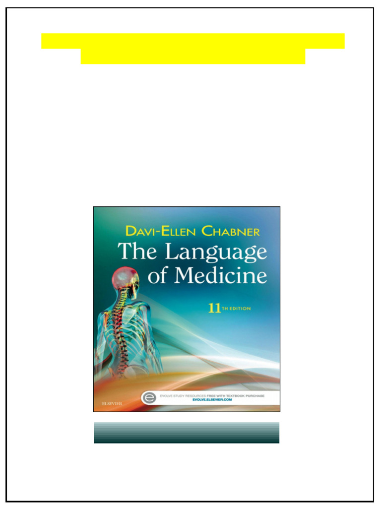 The Language of Medicine (True PDF) 11th Edition Davi-Ellen Chabner ...