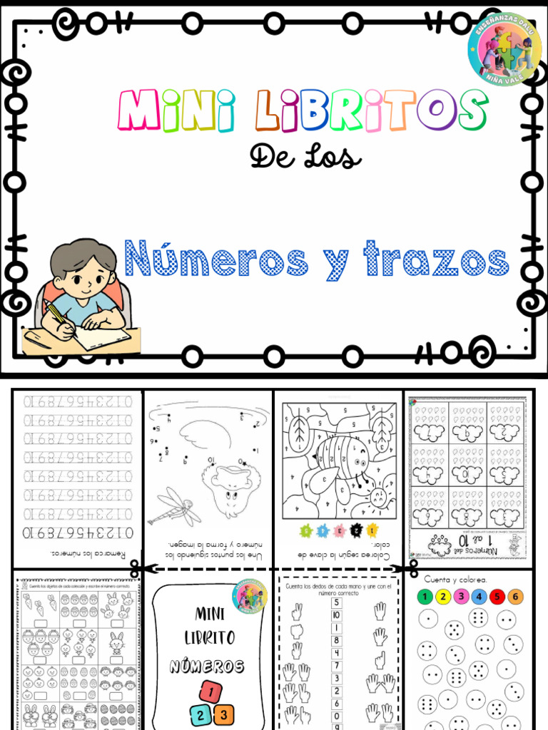 Mini Libritos Números y Trazos | PDF