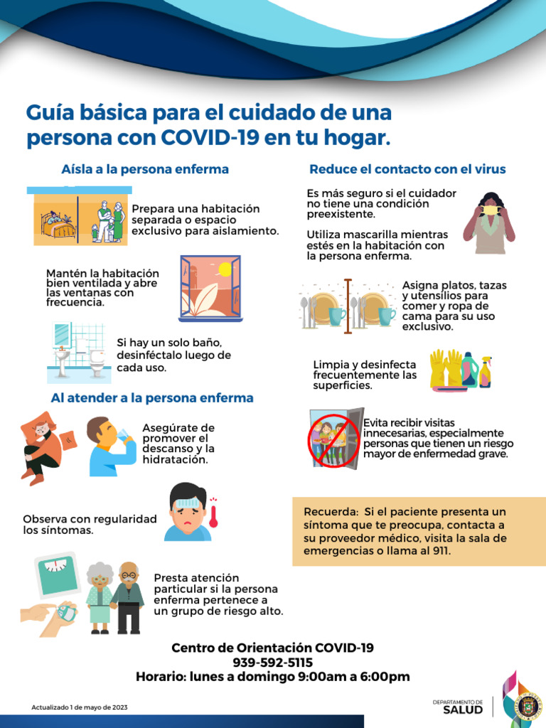 Guía Básica para El Cuidado de Una Persona Con COVID-19 en Tu Hogar ...