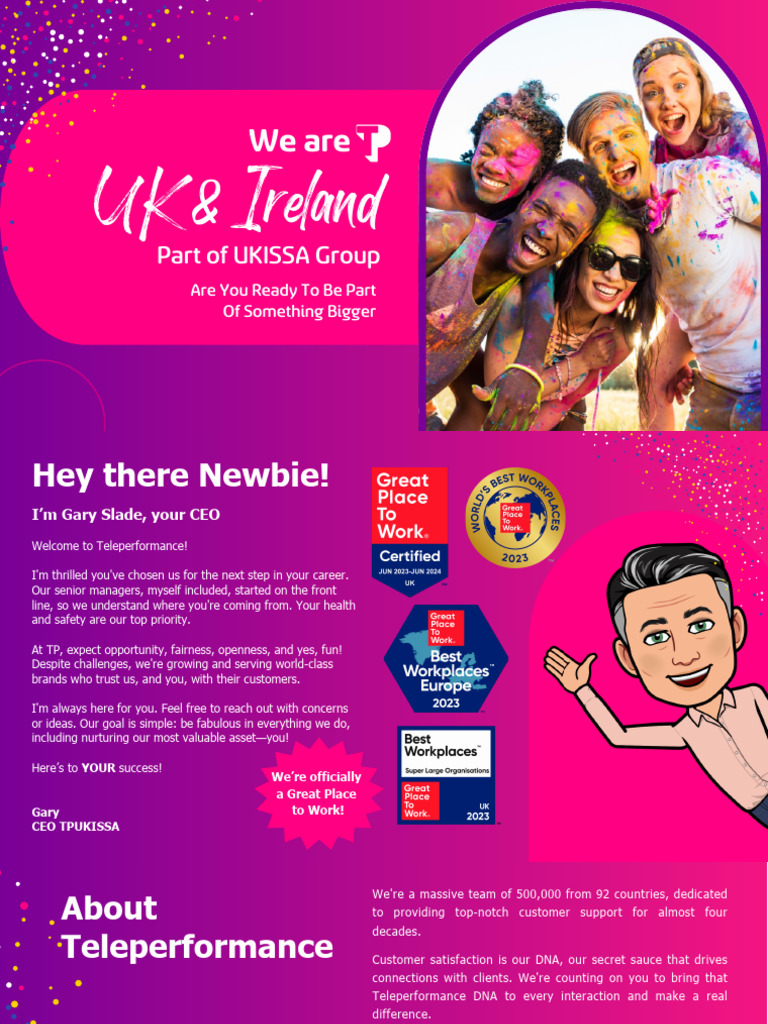 Welcome to Teleperformance UK: 2024 Guide | PDF