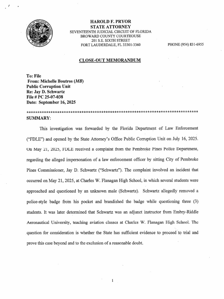 Close Out Memo | PDF