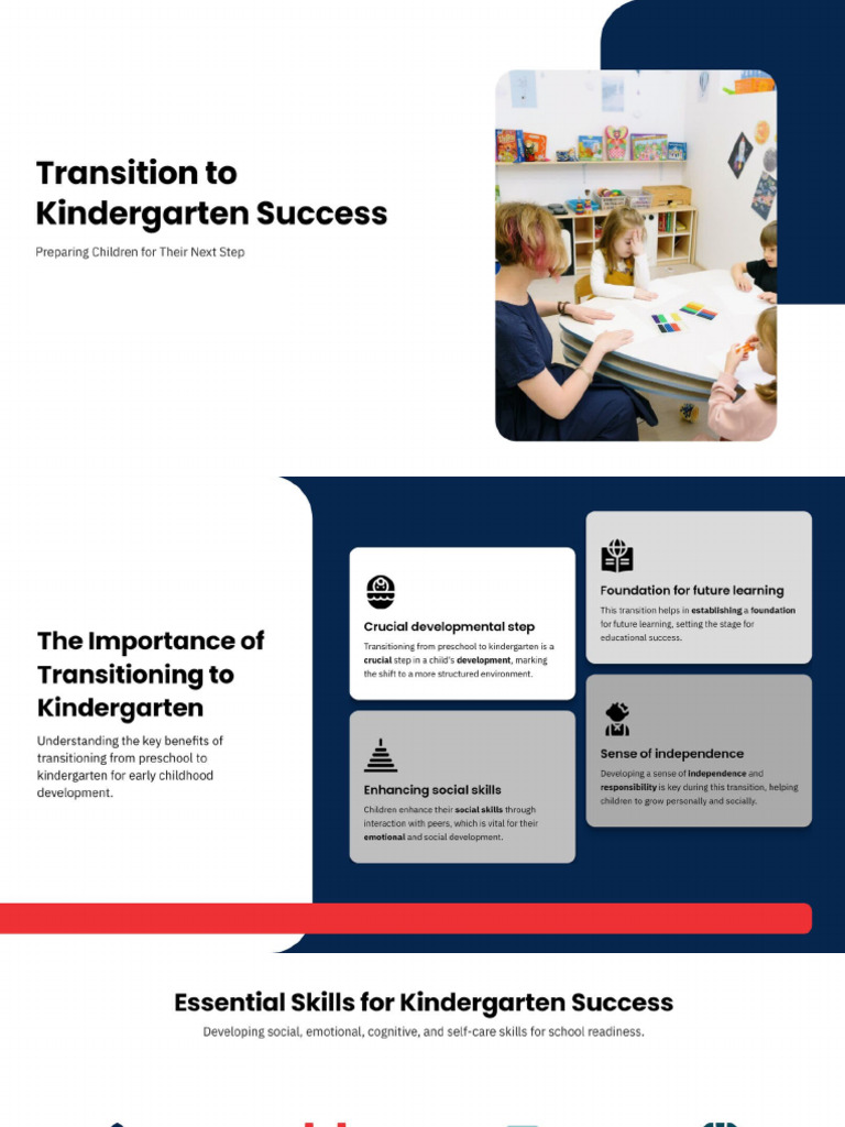 School Readiness - Preschool To Kindergarten Transition - PDF ...