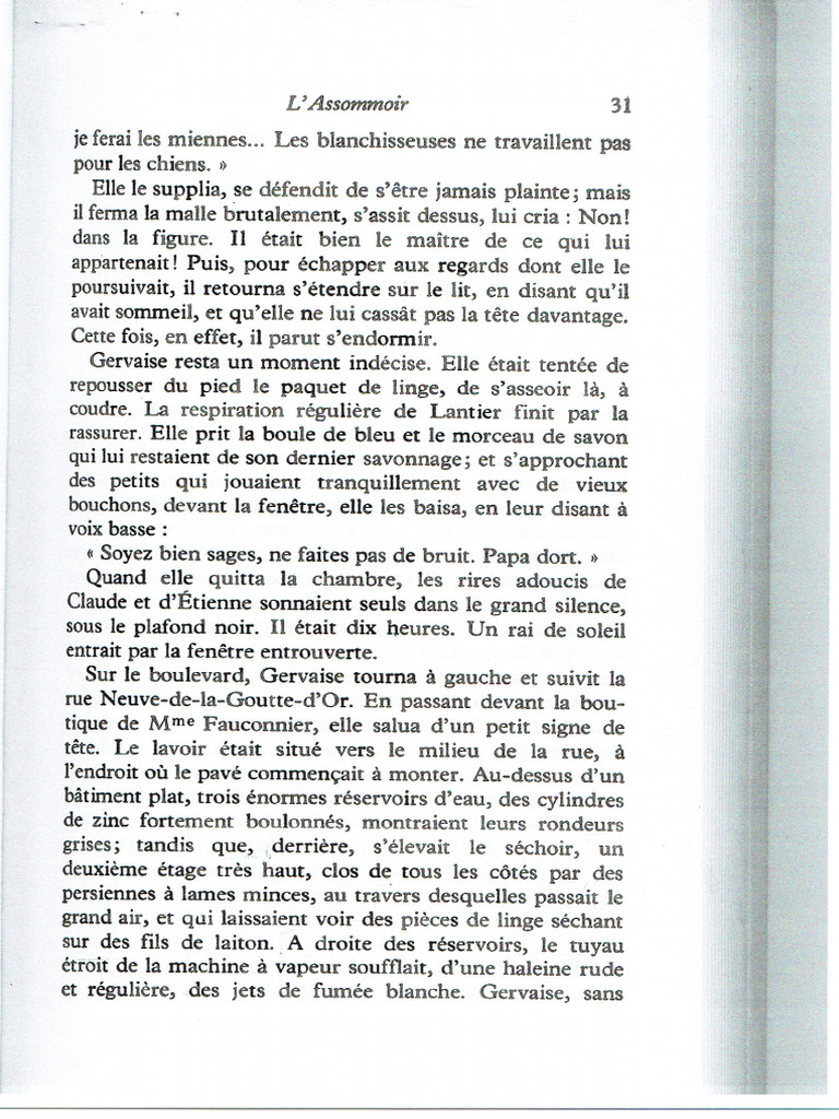 L'Assomoir Extrait | PDF