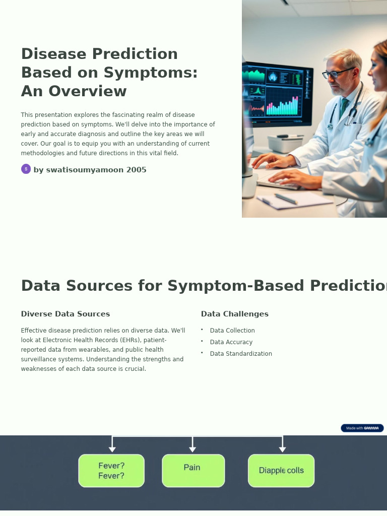 Symptom-Based Disease Prediction Overview | PDF | Machine Learning ...