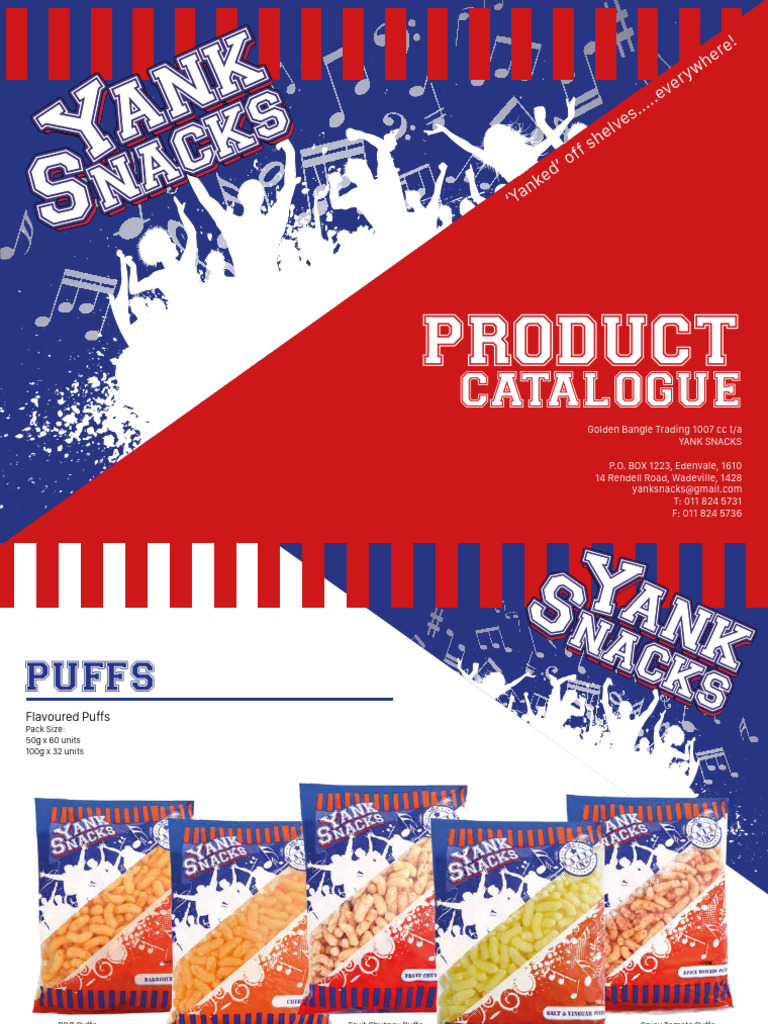 Yank Snacks Product Overview | PDF | Caramel | Foods