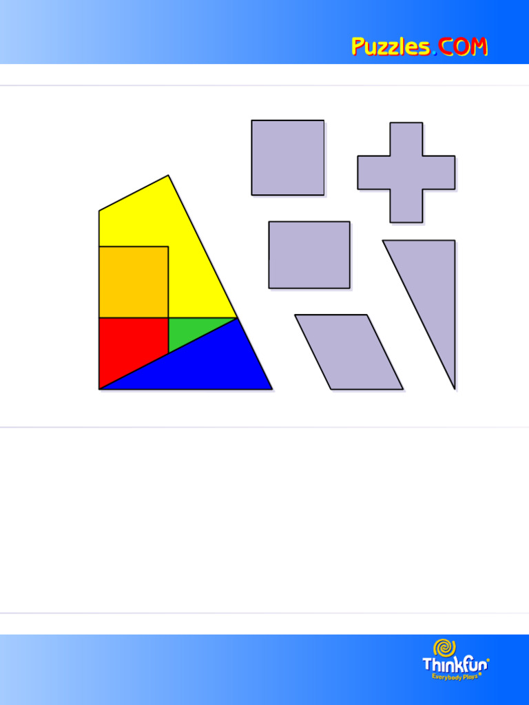 Trapezoidal Tangram Puzzle Guide | PDF