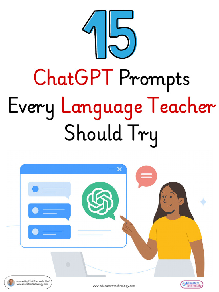 15 Essential ChatGPT Prompts for Language Teachers | PDF | Accent ...