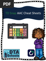 TD Snap AAC Device User Guide | PDF | Icon (Computing) | Vocabulary