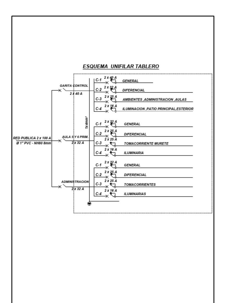 Diagrama Unifilar - 1 | PDF