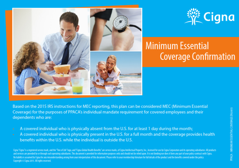 Minimum Essential Coverage | PDF