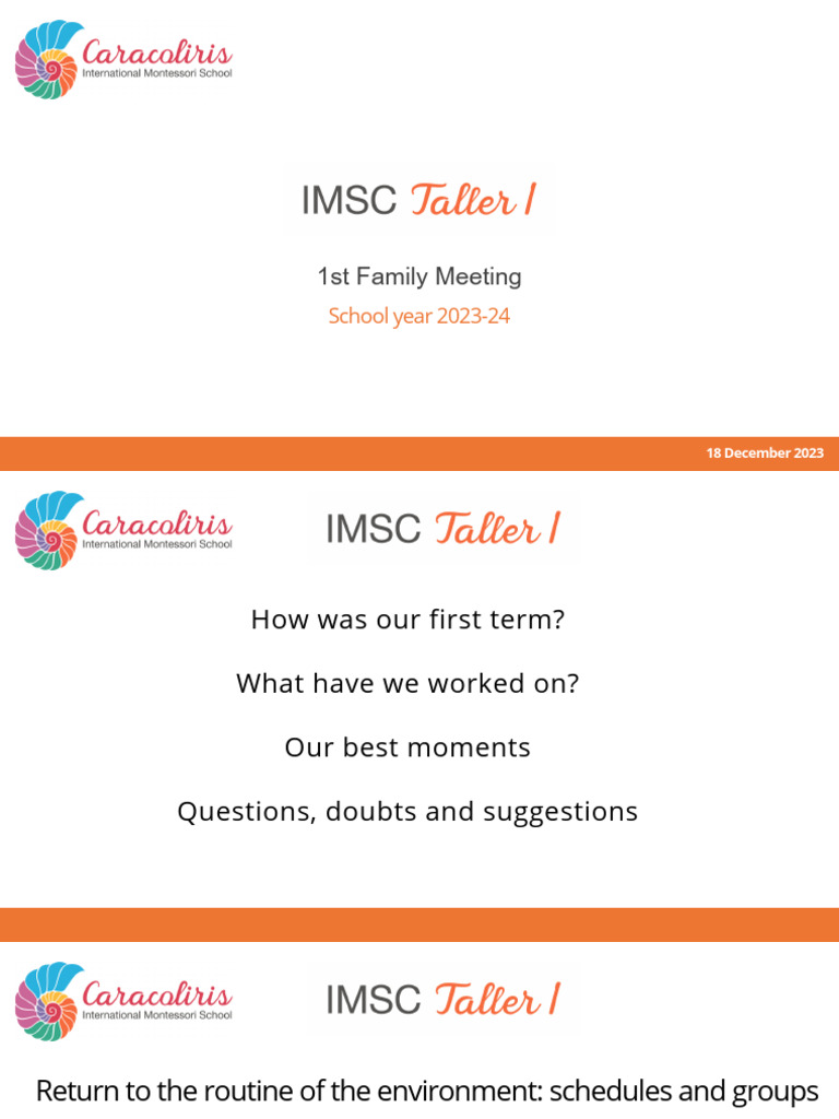 1st Term Family Meeting 23-24 | PDF