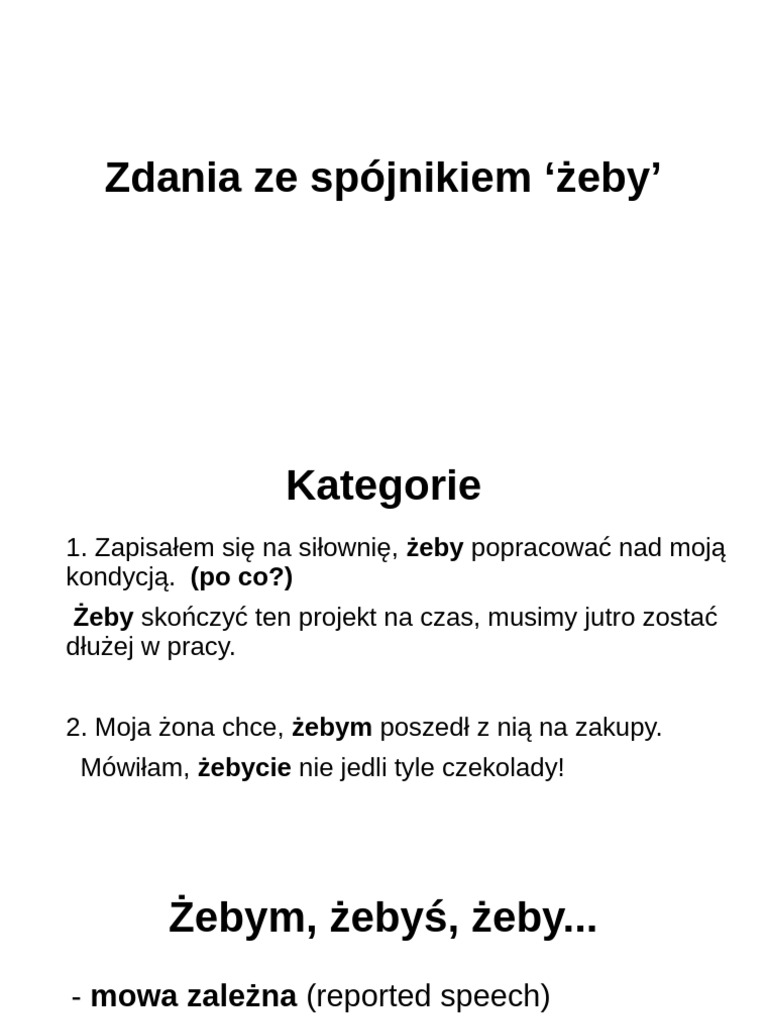 Spojnik Zeby | PDF