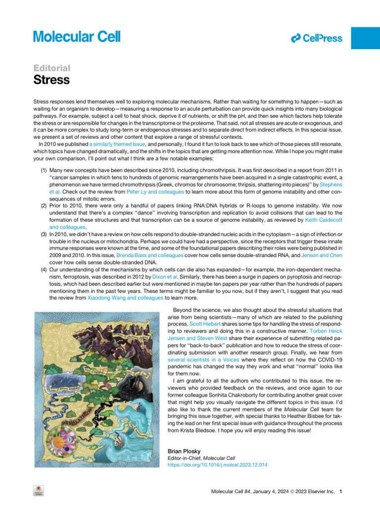 Exploring Stress Responses in Cells | PDF | Life Sciences | Nucleotides