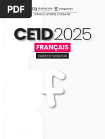 Guides de Passation Et de Correction Ce1d Fran Ais 2024 | PDF | Phrase | Linguistique