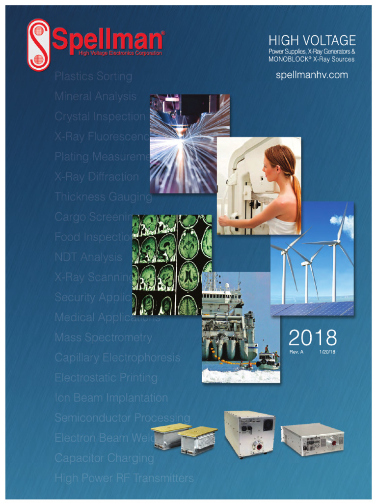 Spellman Catalog 2018 | PDF | Electricity | Electronic Engineering