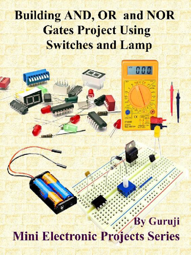 NOR Gate Circuit on Breadboard Guide | PDF | Logic Gate | Boolean Algebra
