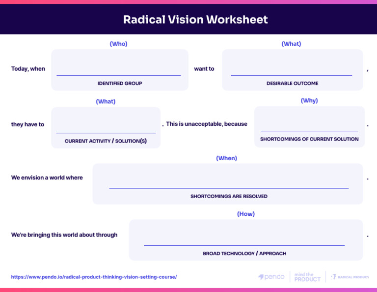 Radical Vision Worksheet | PDF