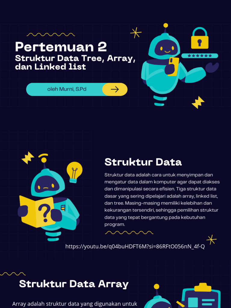 P2 Kelas Ix (Struktur Data Array, Linked List, Tree) | PDF