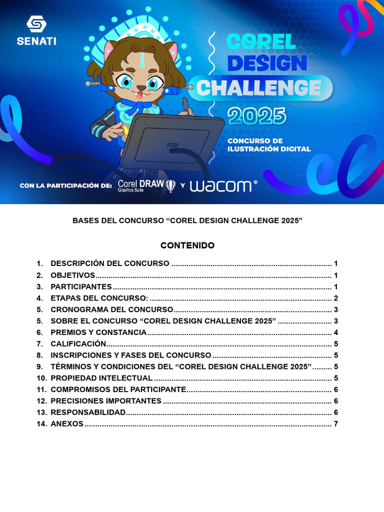Bases Del Concurso Corel Design Challenge 27.06.2025 | PDF | Diseño ...