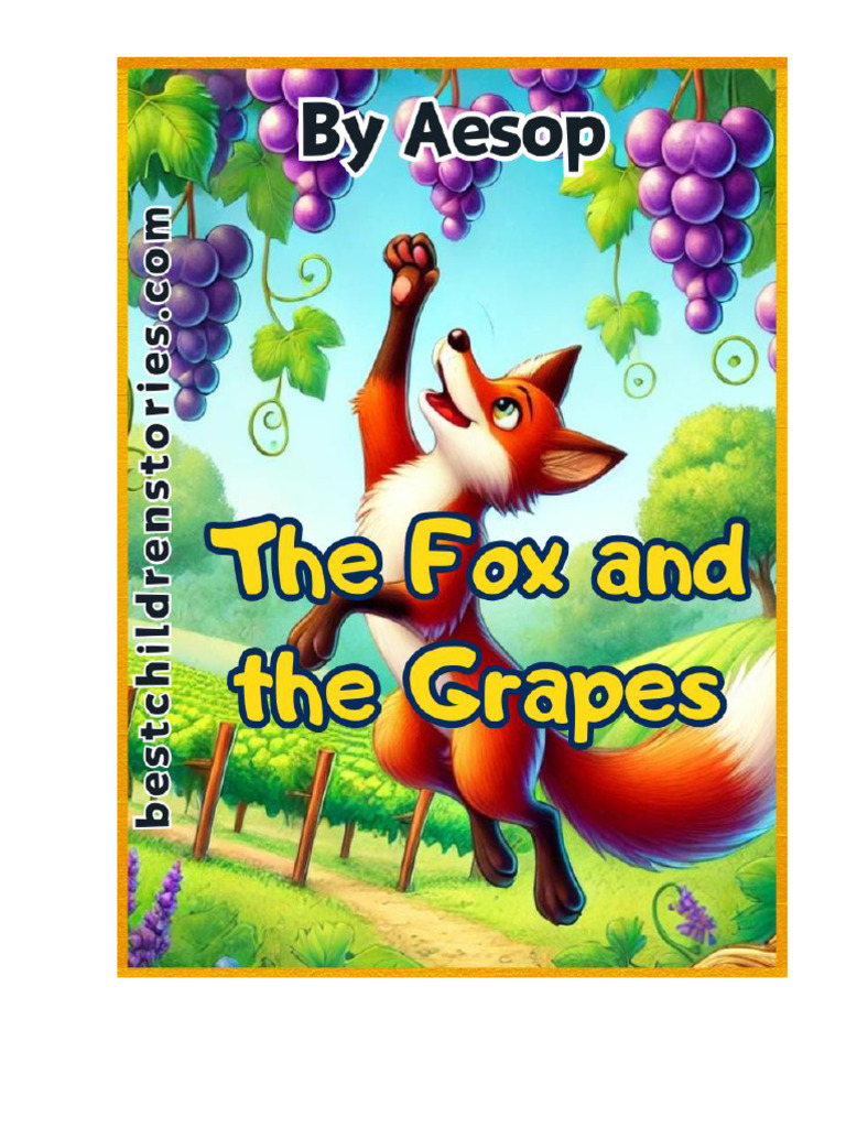 The Fox and the Grapes PDF Book by Aesop Copy | PDF