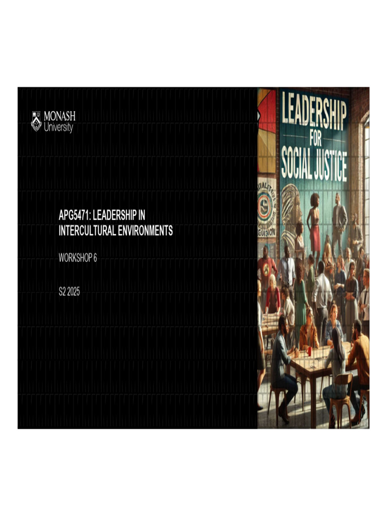 APG5471 Workshop6 LSDeckSlides S22025 | PDF | Stereotypes | Prejudices