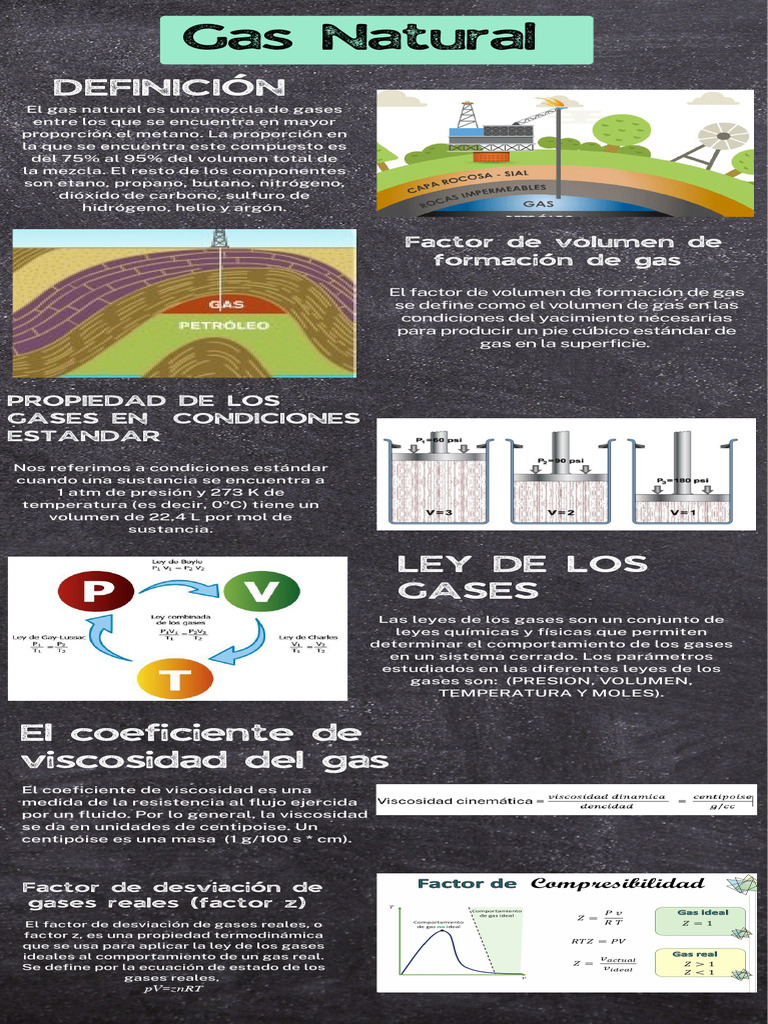 Propiedades y Composición del Gas Natural | PDF | Gases | Gas natural