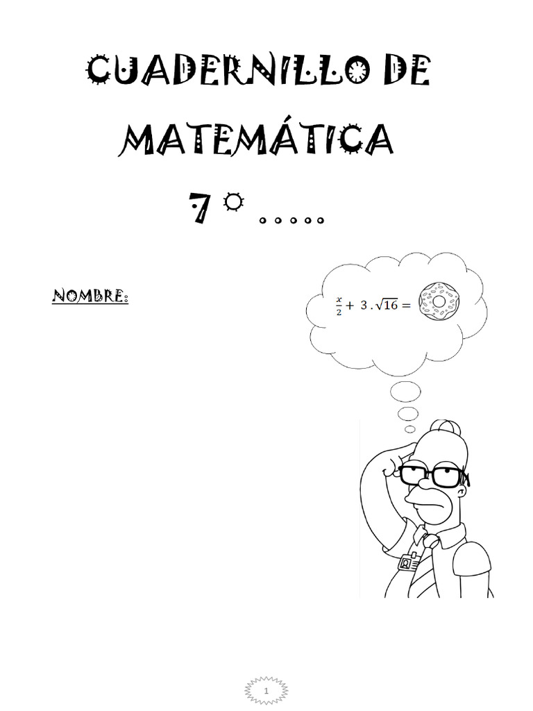 Cuadernillo Matemática 7mo 2023 | PDF | Matemática Elemental | Aritmética