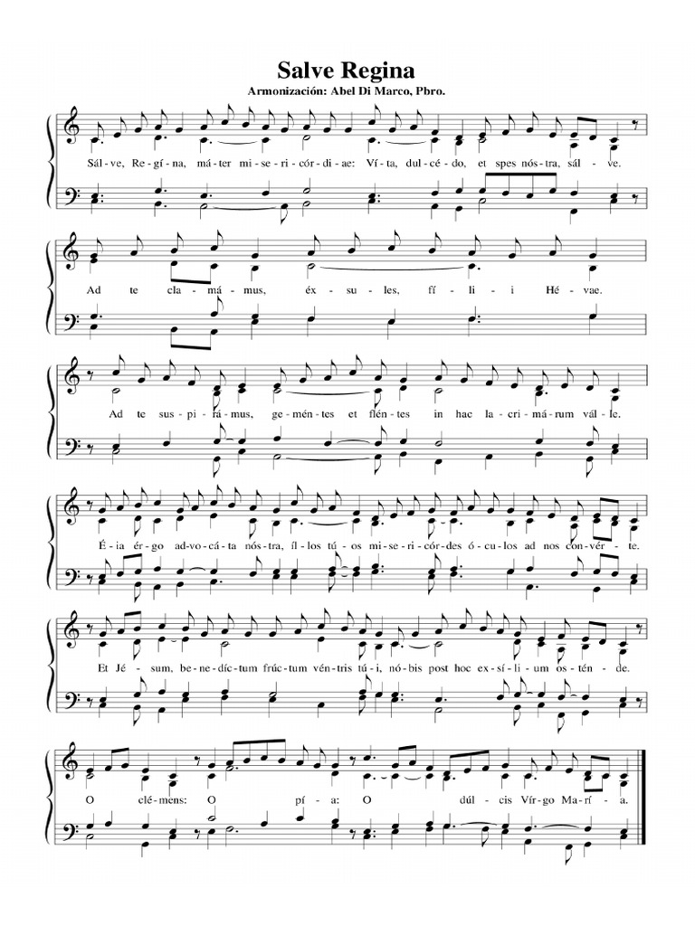 Salve Regina | PDF