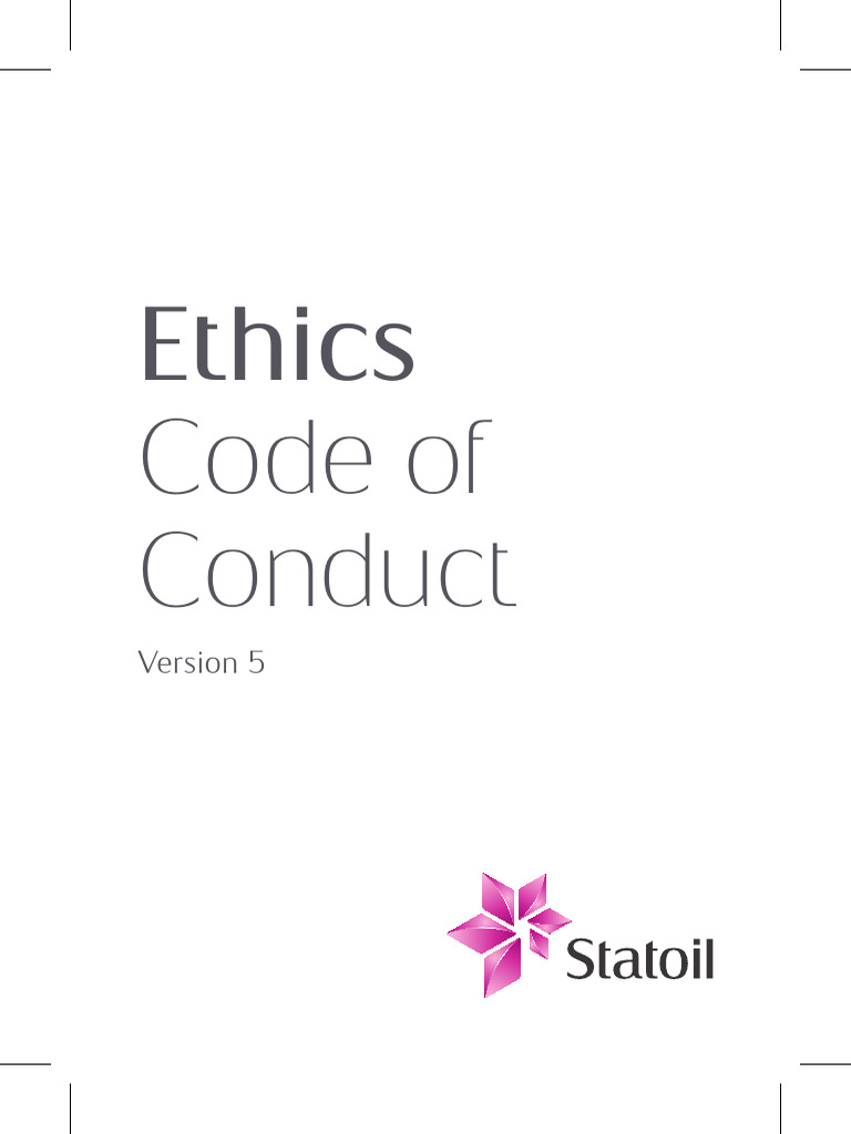 Ethics Code of Conduct v5 | PDF | Bribery | Corruption