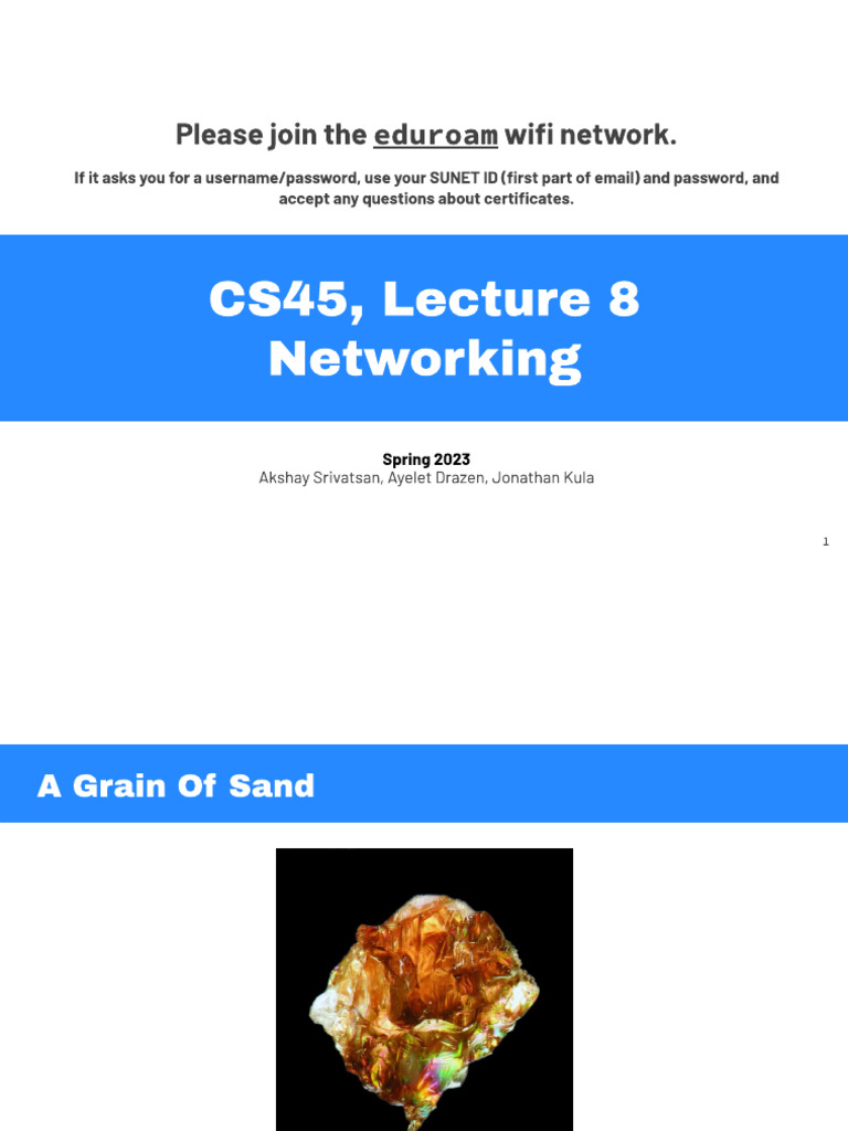 Networking | PDF