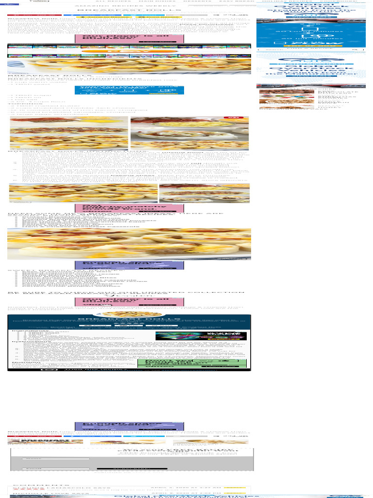 BREAKFAST ROLLS - Butter With A Side of Bread 3 | PDF | Waffle | Muffin