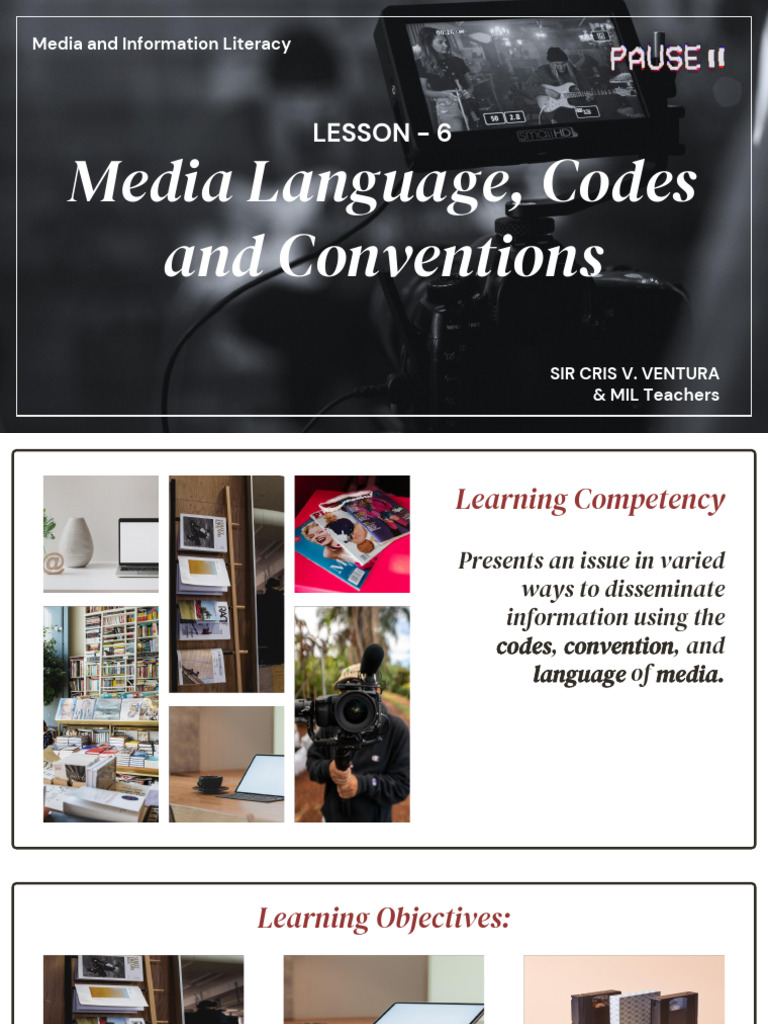 Understanding Media Language and Codes | PDF | Cinematography