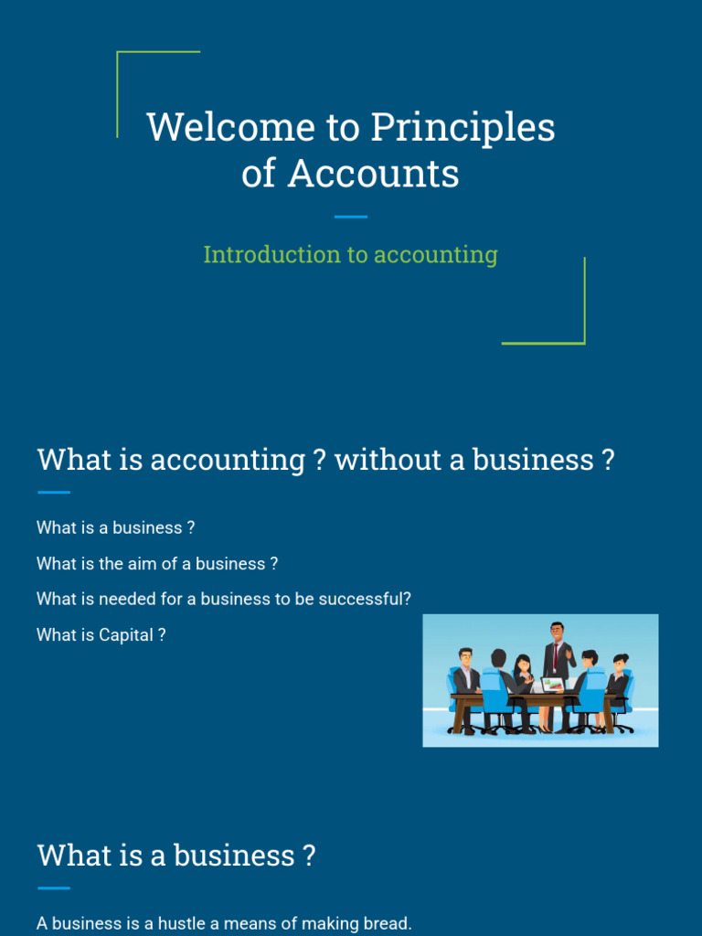 Welcome To Principles of Accounts | PDF | Accounting | Balance Sheet