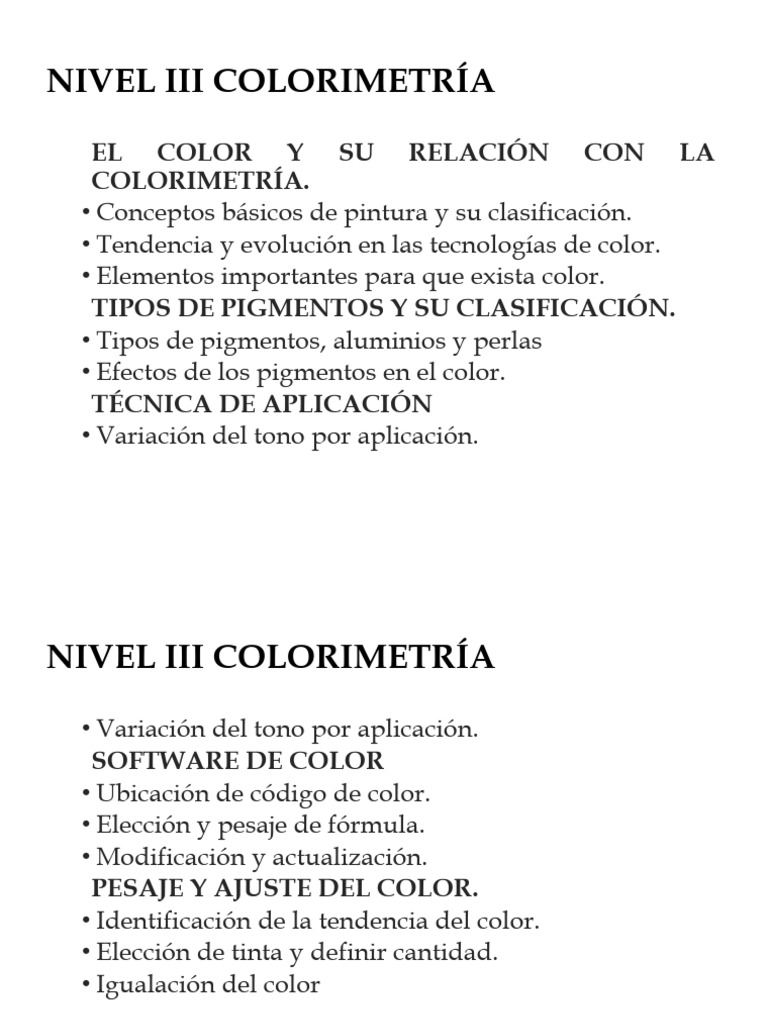 Introducción a la Colorimetría | PDF | Color | Matiz