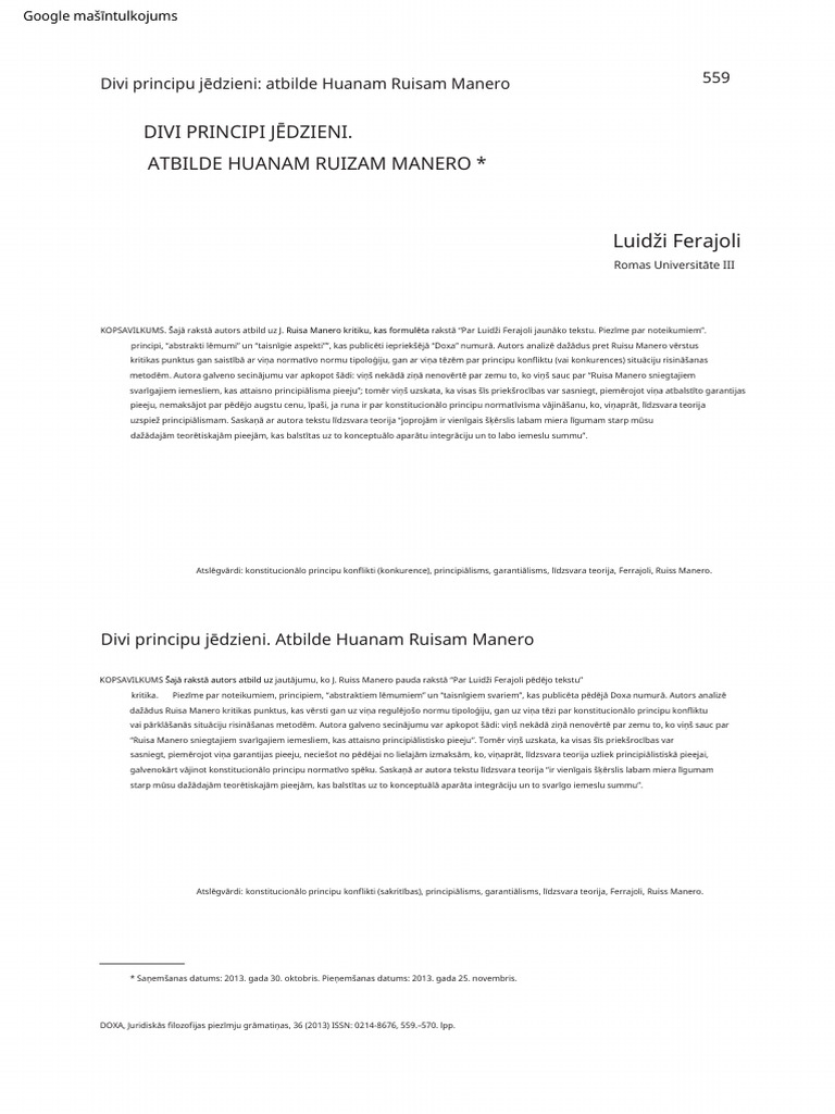 Divi Principi Jēdzieni | PDF