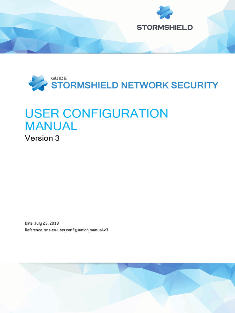 Sns en User Configuration Manual v3 | PDF | Proxy Server | Transport Layer Security