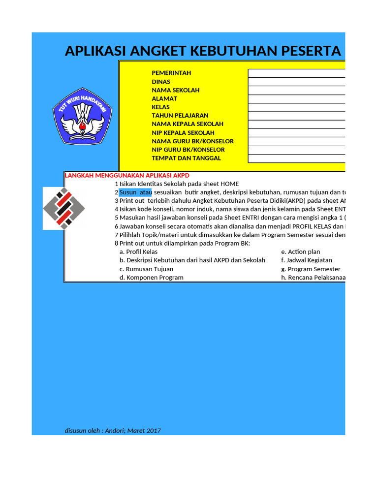 Angket Kebutuhan Siswa Kelas 8 | PDF