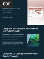 Modul Pelatihan - Microsoft Project 2019 | PDF