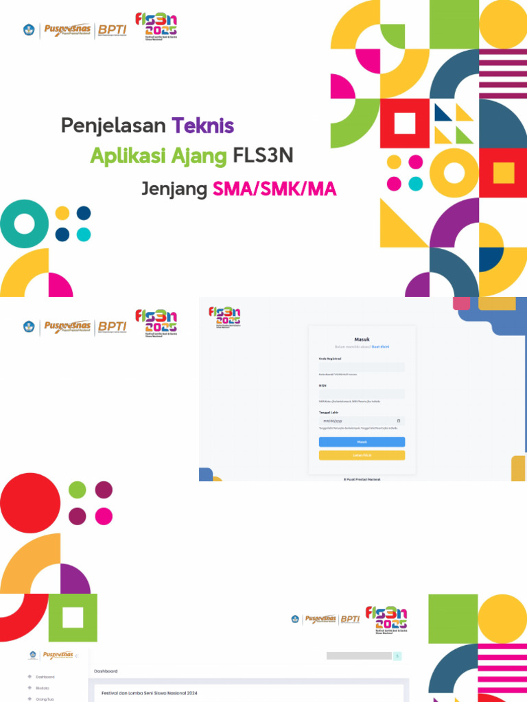 Penjelasan Teknis Portal FLS2N SMA 2025 | PDF