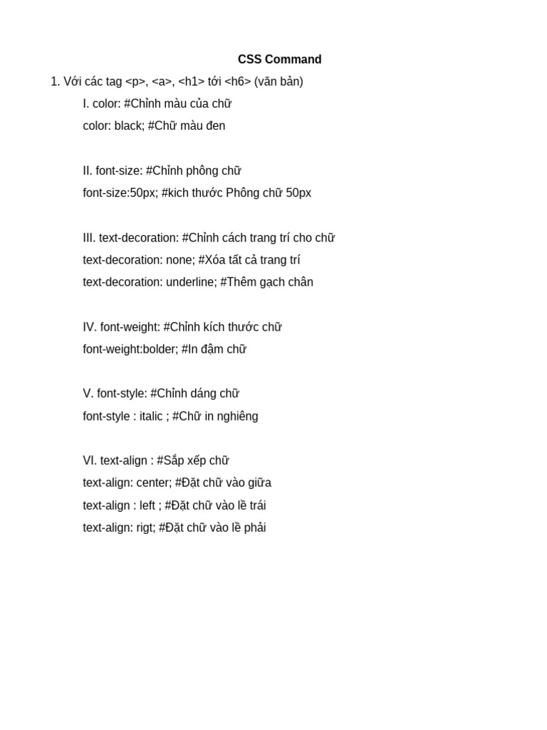 CSS Command | PDF
