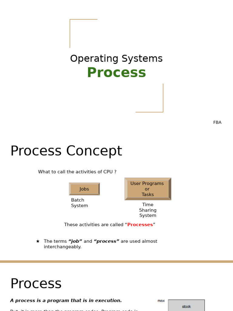 Understanding Operating System Processes | PDF | Process (Computing ...