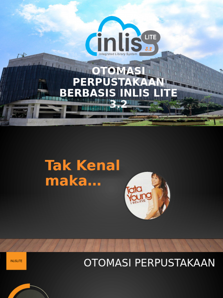 Otomasi Perpustakaan dengan INLISLITE | PDF