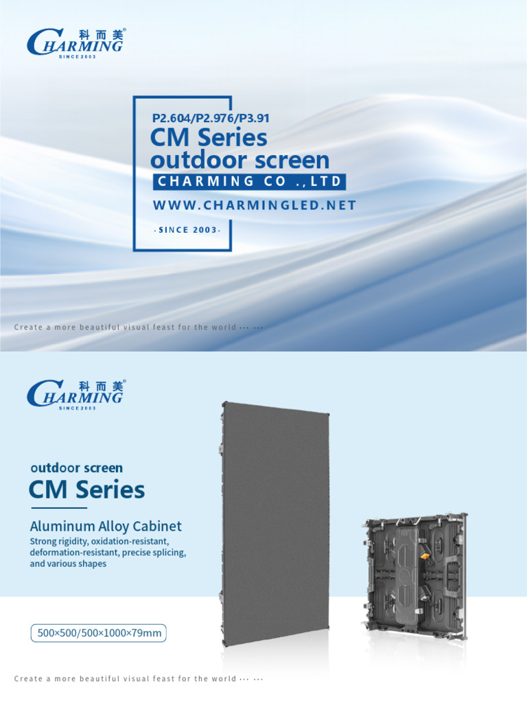 Outdoor LED Display CM Series | PDF | Mains Electricity