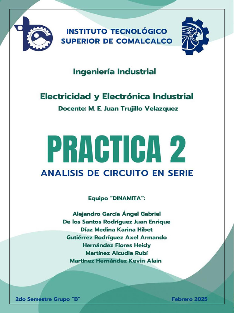 Ejemplo de Practica en Electricidad | PDF | Red eléctrica | Resistencia Eléctrica y Conductancia