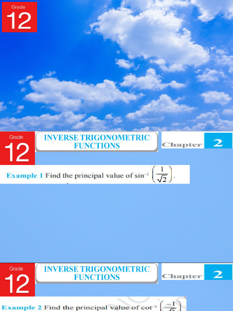 Grade 12 PPT Chapter 2 Exercise 2.1 | PDF